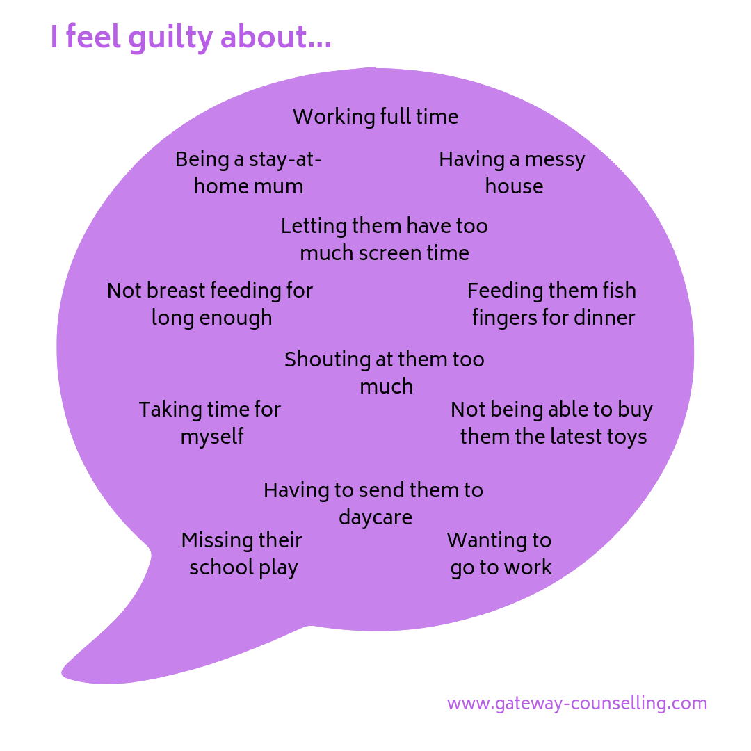 6 Tips on how to deal with mum guilt – Gateway Counselling West Midlands